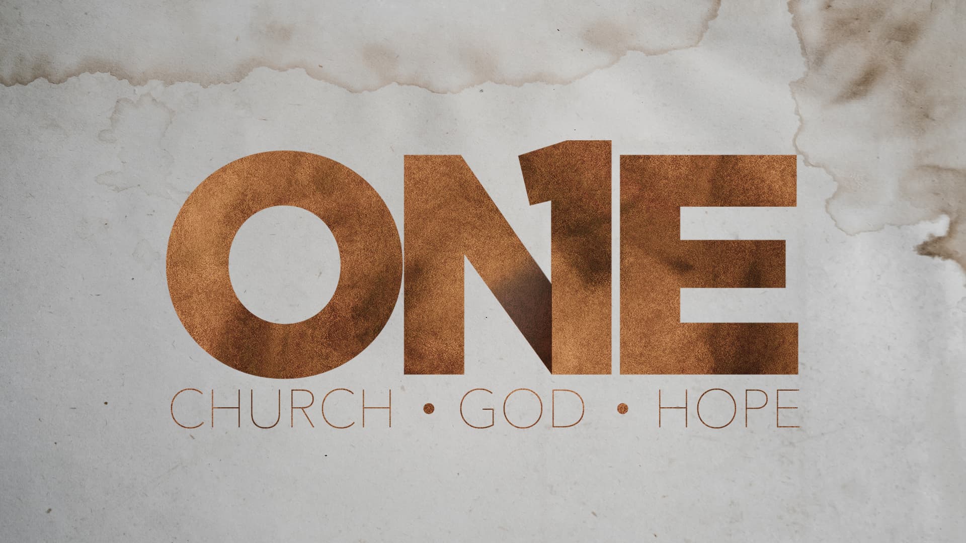 ONE: Church, God, Hope - Pillar Church of Okinawa